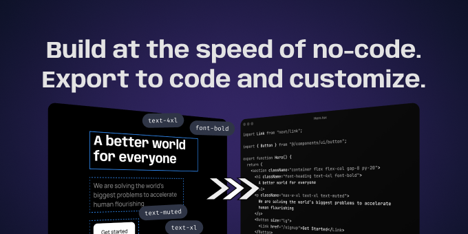 Generate Nextjs Tailwind And Shadcn Code From A Visual Design Using Reweb